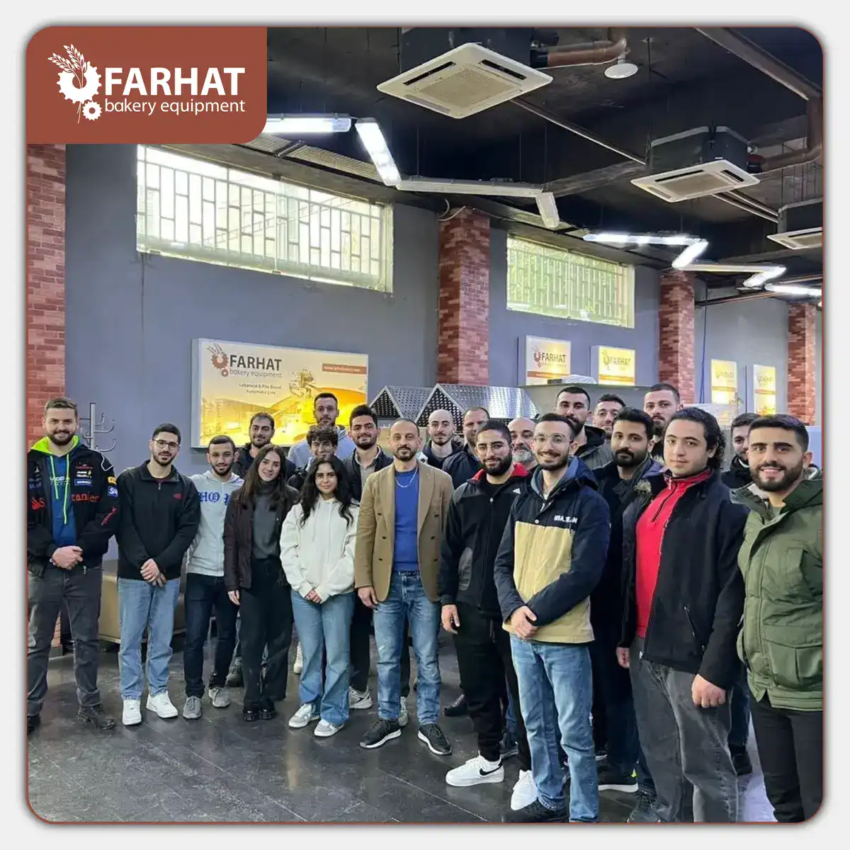 USEK Engineering Students Visit Farhat Bakery Equipment Factory ...